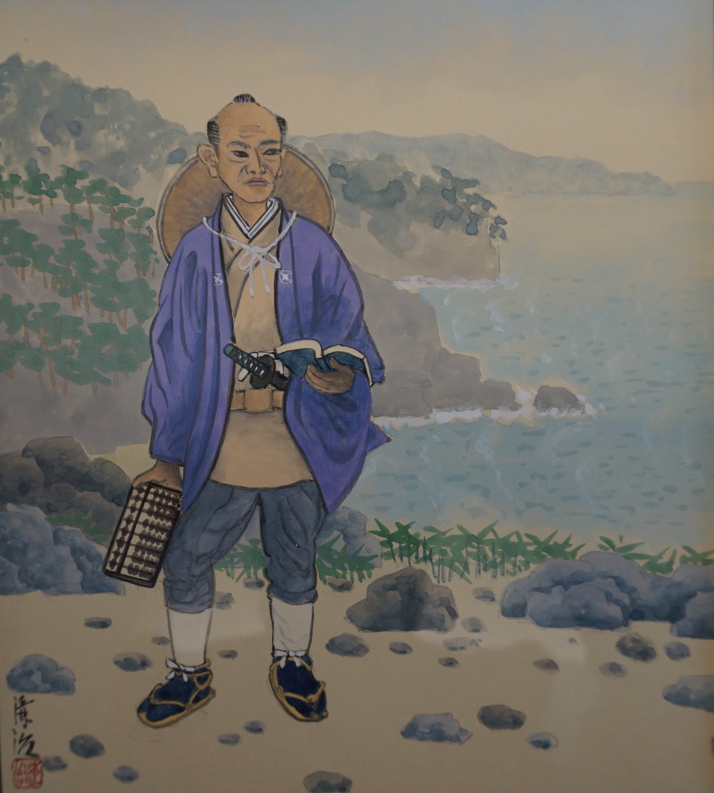 伊能忠敬・片岡庄兵衛画 – 白井そろばん博物館